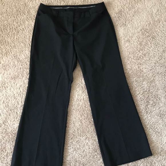 Express | Pants & Jumpsuits | Black With Pin Stripe Express Dress Pants ...